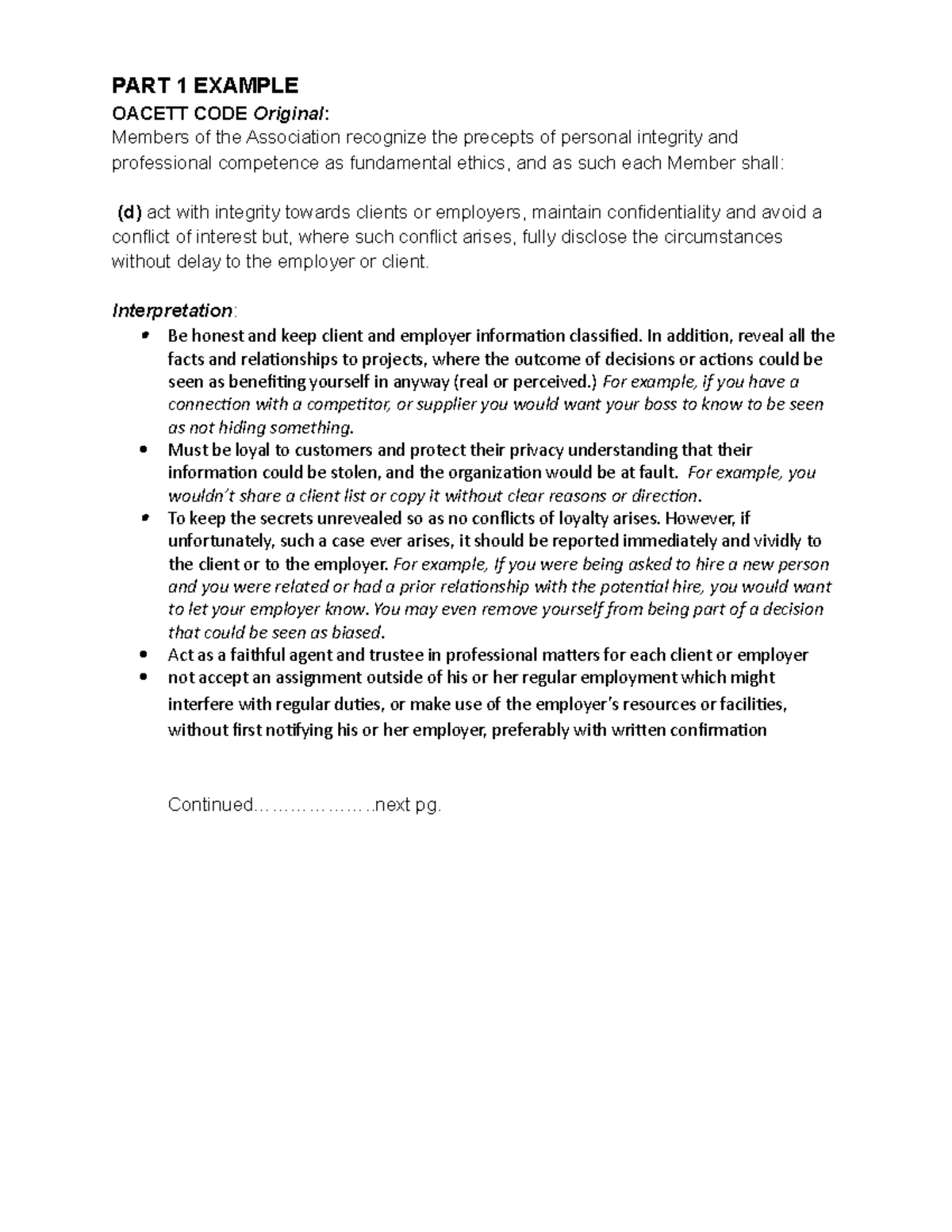 Full INterpretation and Case EGAD example Jarod 2217 - PART 1 EXAMPLE ...