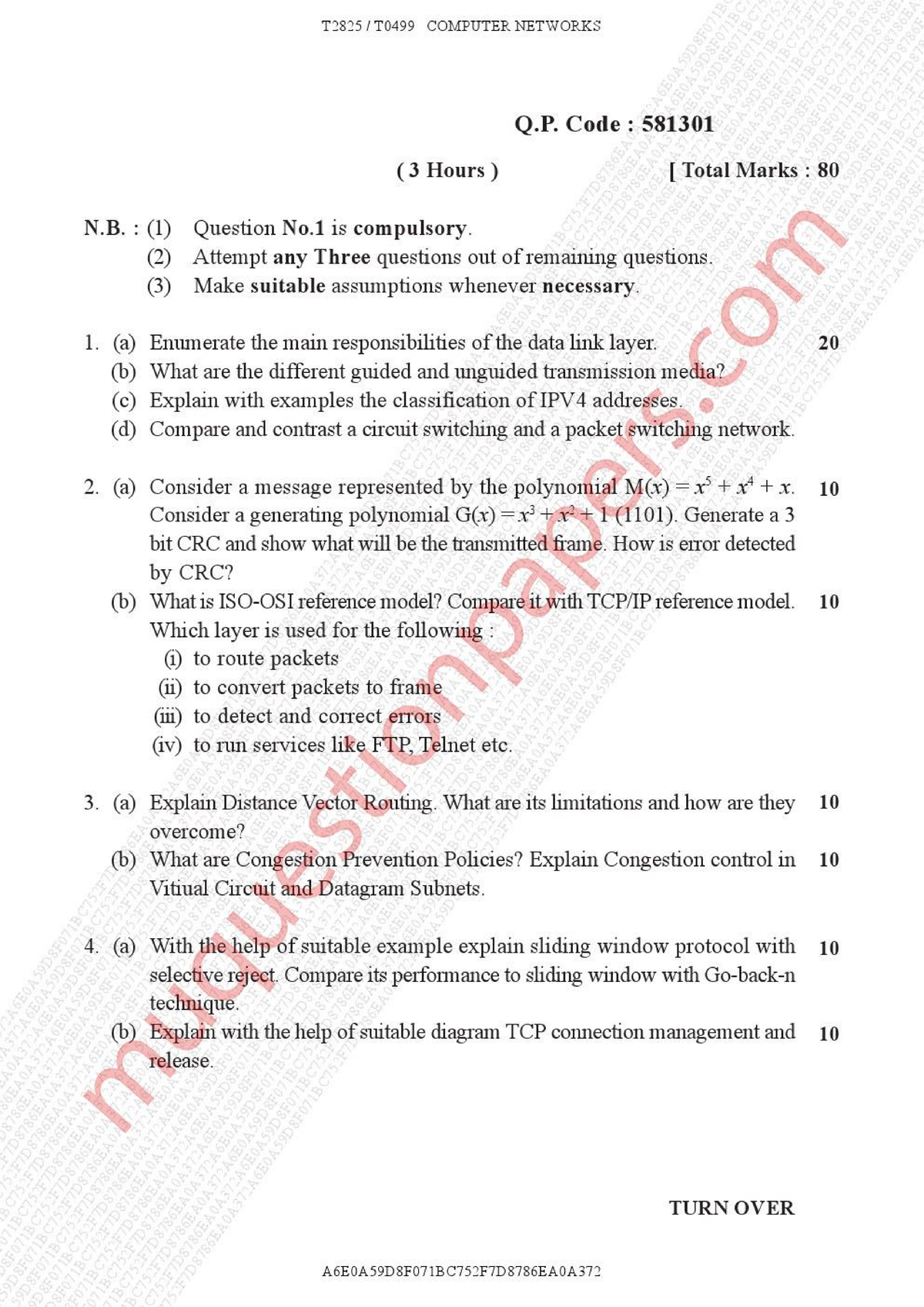 TE-Comps SEM5 CN MAY17 - Computer Engineering - MU - Studocu