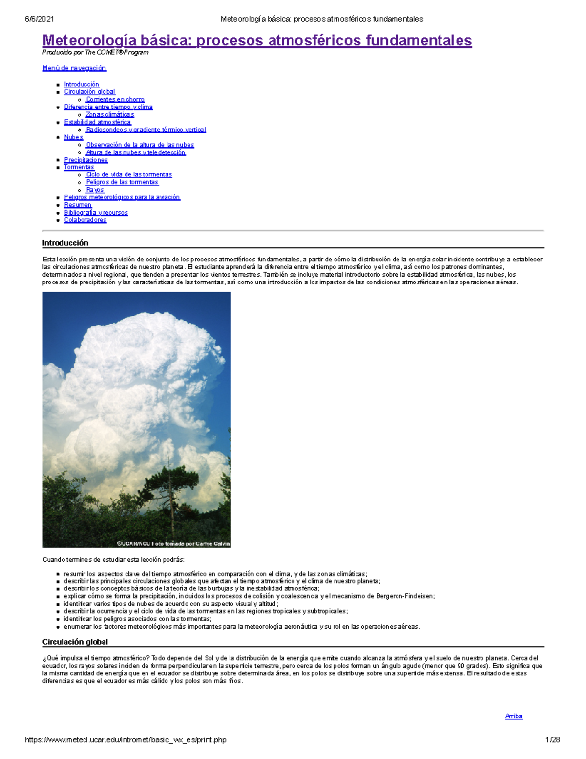 Meteorología básica procesos atmosféricos fundamentales - Meteorología básica: procesos ...