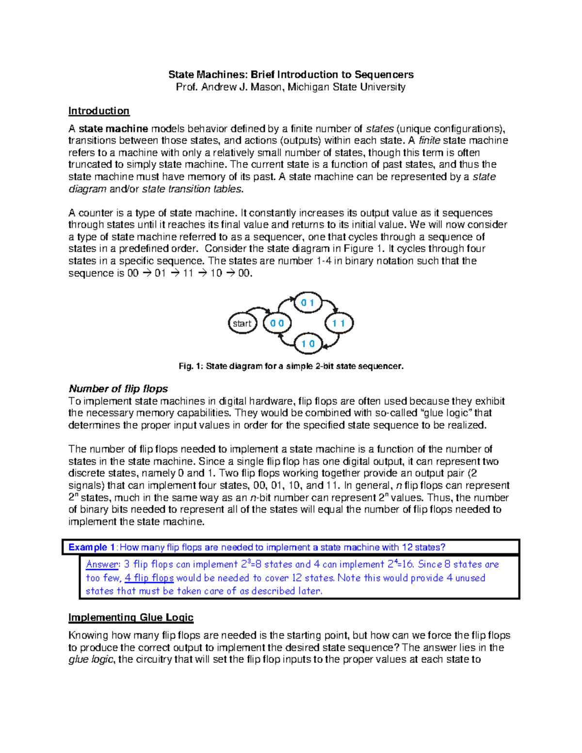 State Machine Introduction - State Machines: Brief Introduction to ...