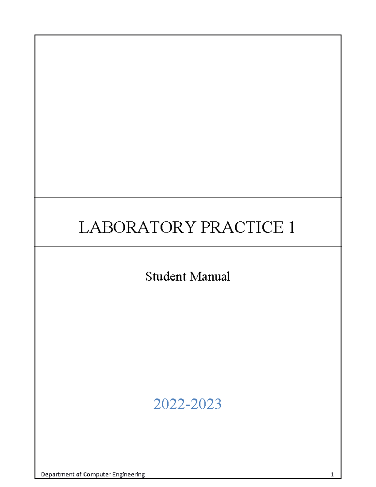 LP1(SPOS & SPM) student manual - LABORATORY PRACTICE 1 Student Manual ...