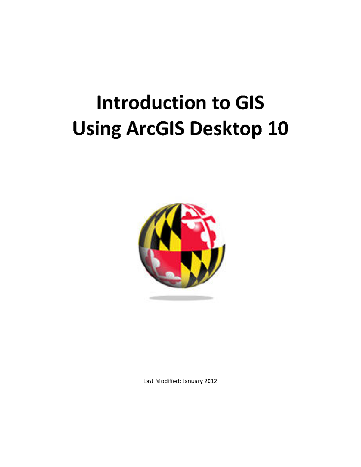 Introduction to gis workbook - Introduction To GIS - Studocu
