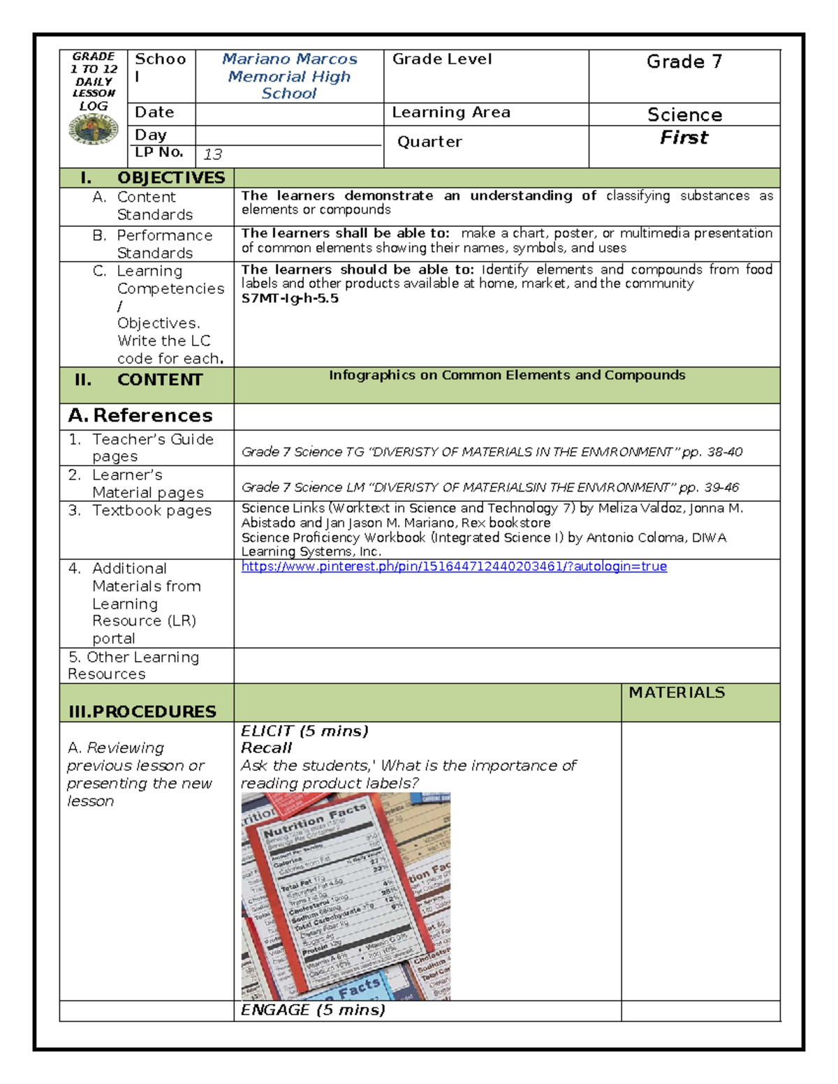 LP13 with attached worksheets - making of chart, poster or multimedia ...