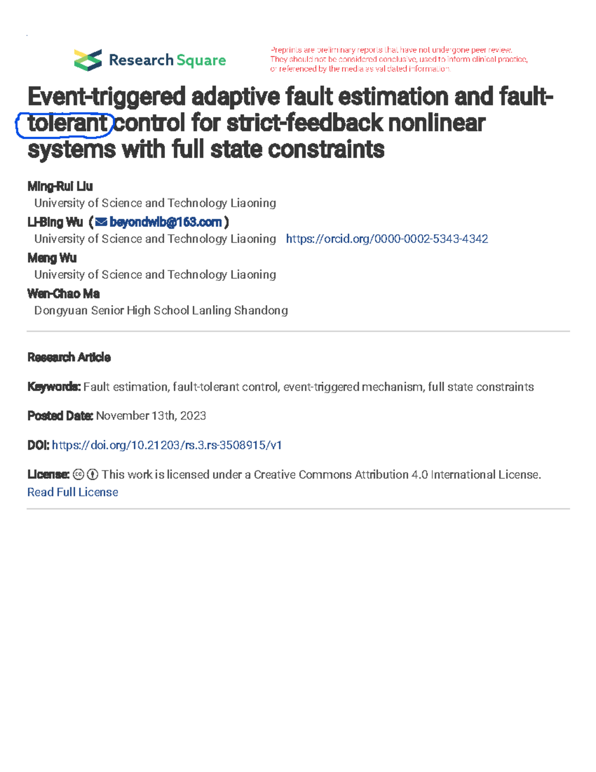 V1 Covered 61d5ac66 79be 4f6e Aa58 D2901e5daeaf Event Triggered Adaptive Fault Estimation And