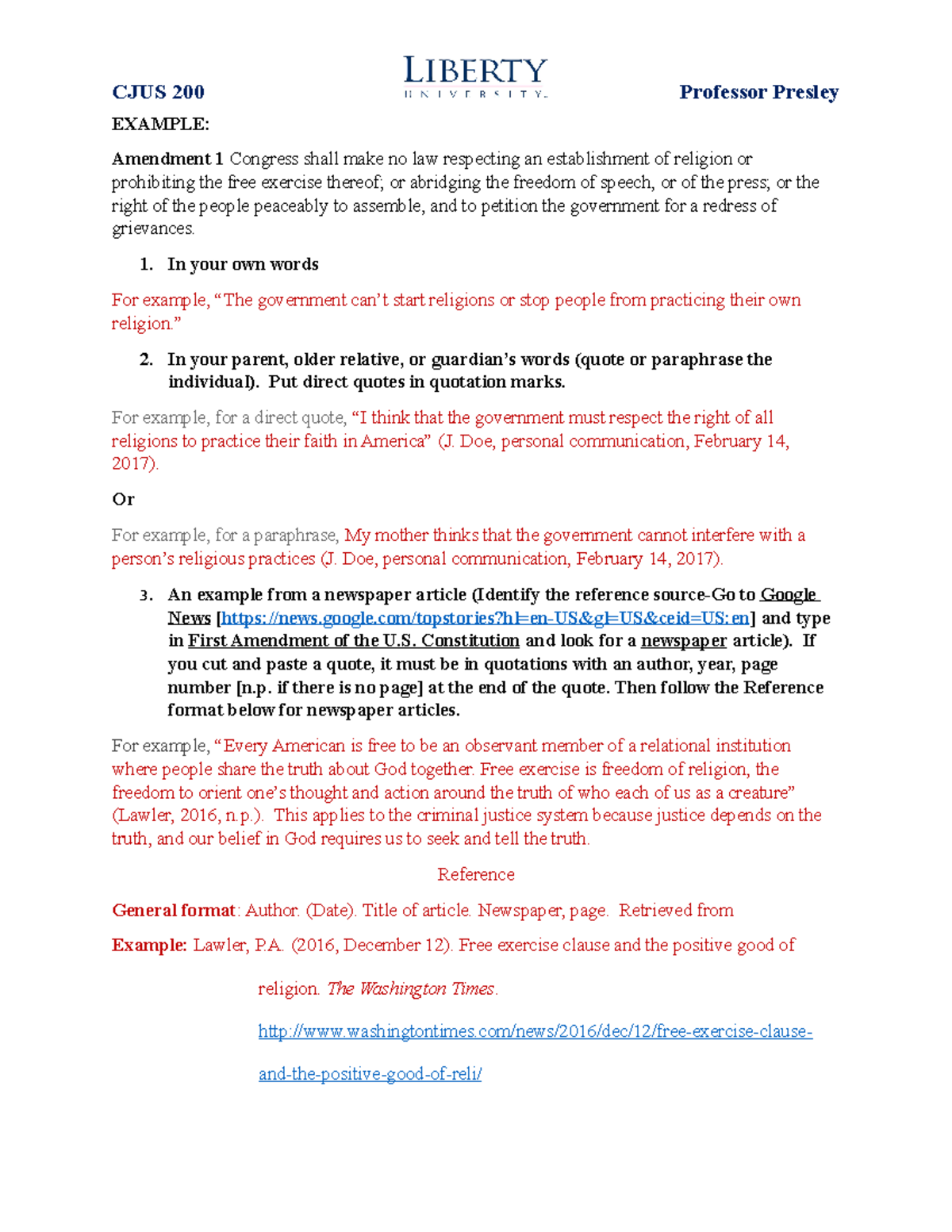 1 CJUS 200 BILL OF Rights First Amendment Assignment 2021 - CJUS 200 ...
