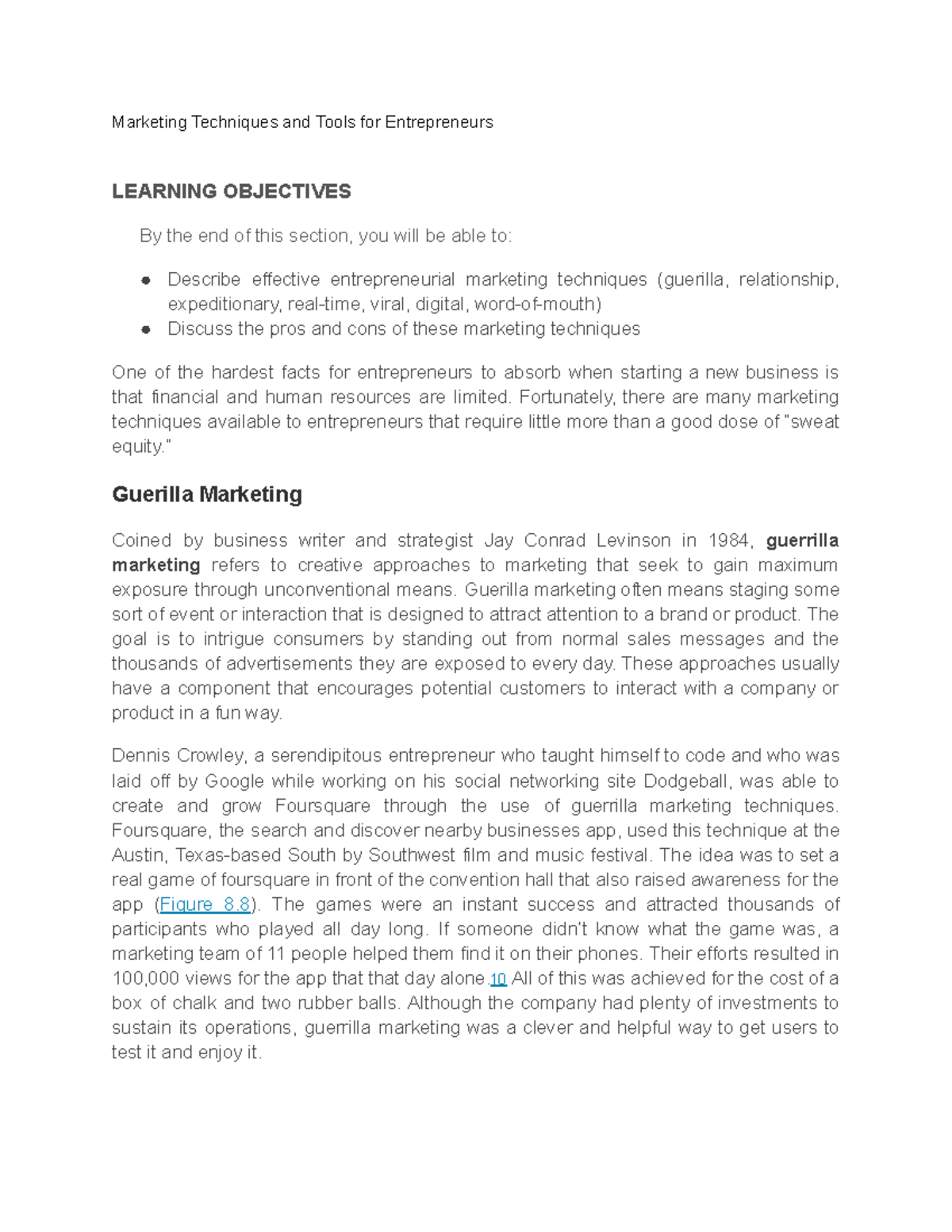 3. Marketing Tecniques and Tools for Entrepreneurs - Marketing ...