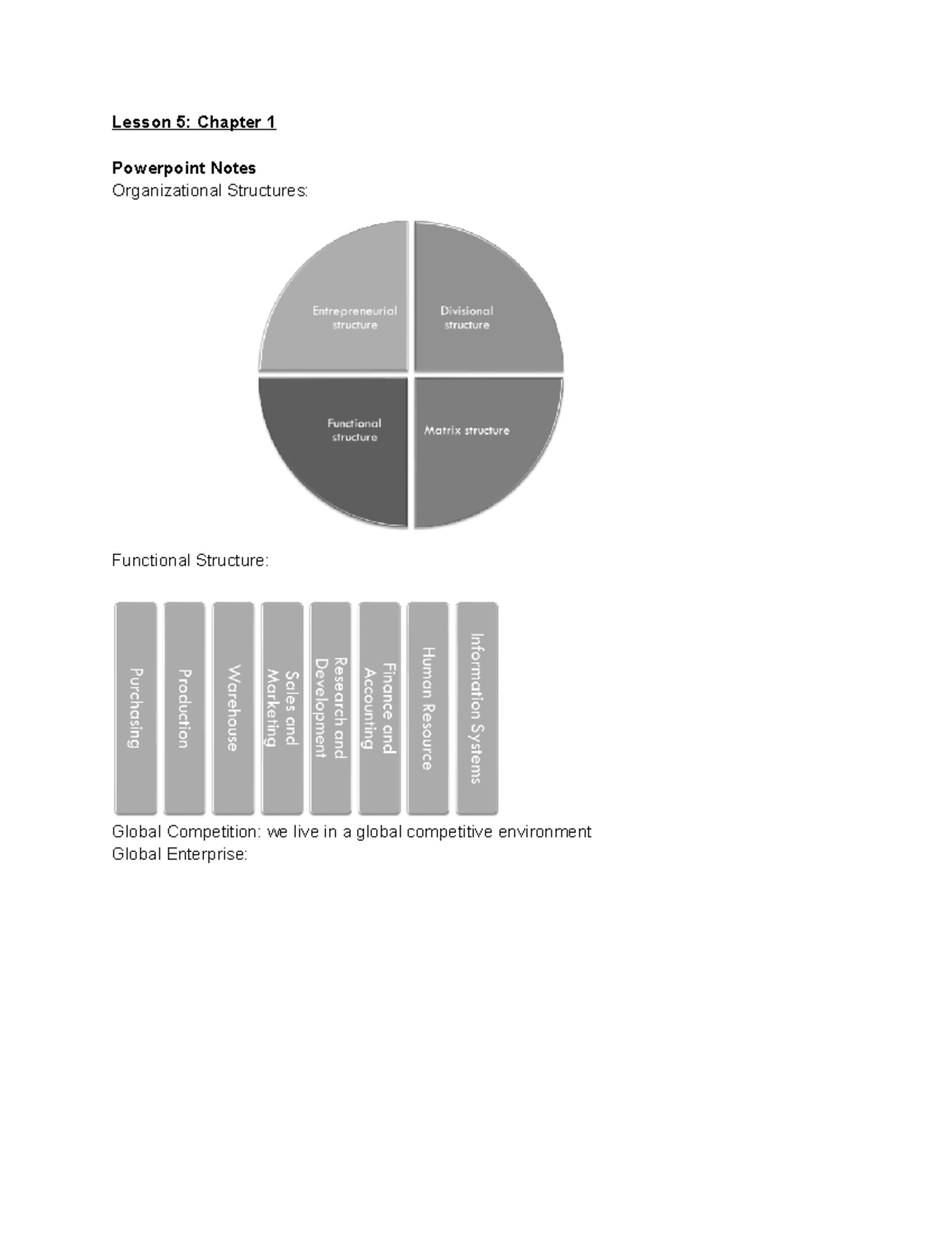 Lesson 5 Chapter 1 - notes from class - Lesson 5: Chapter 1 Powerpoint ...