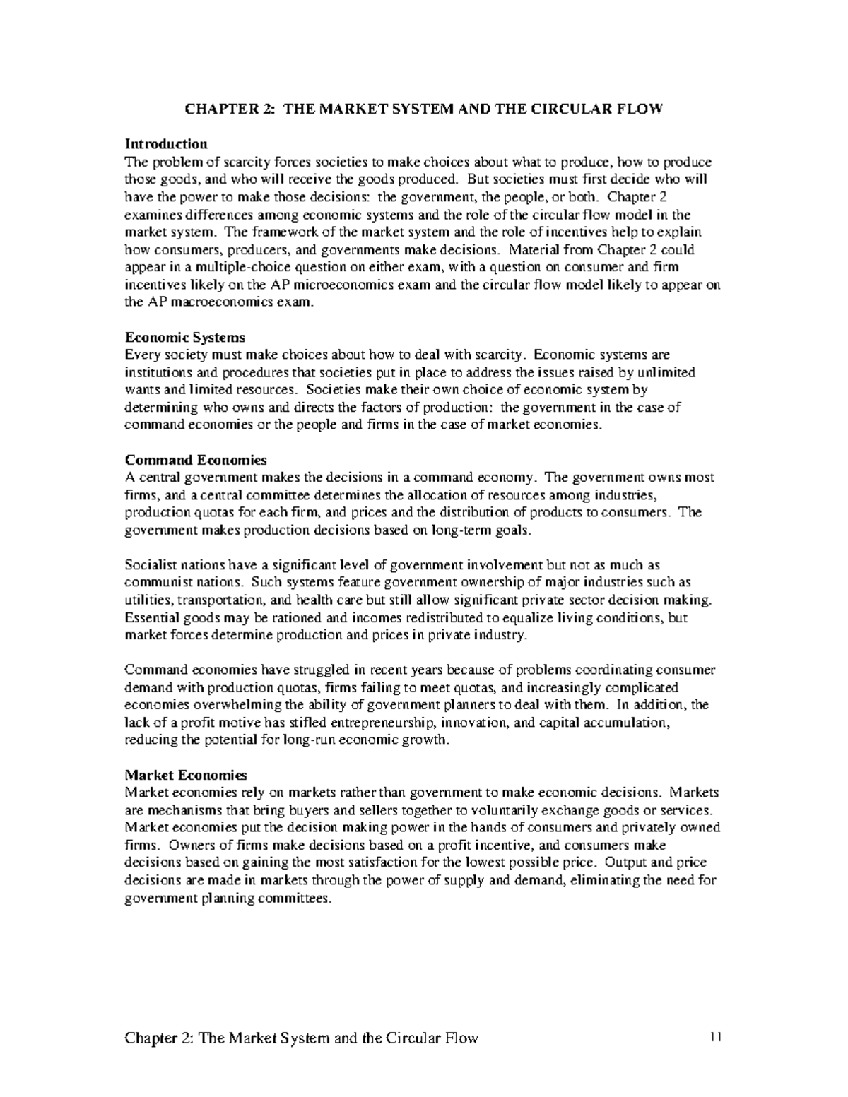 ECON Chapter 2 ce br OK - micro economics course - CHAPTER 2: THE ...