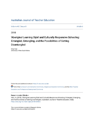 Indigenous unit plan - task instructions - Design of a lesson plan ...