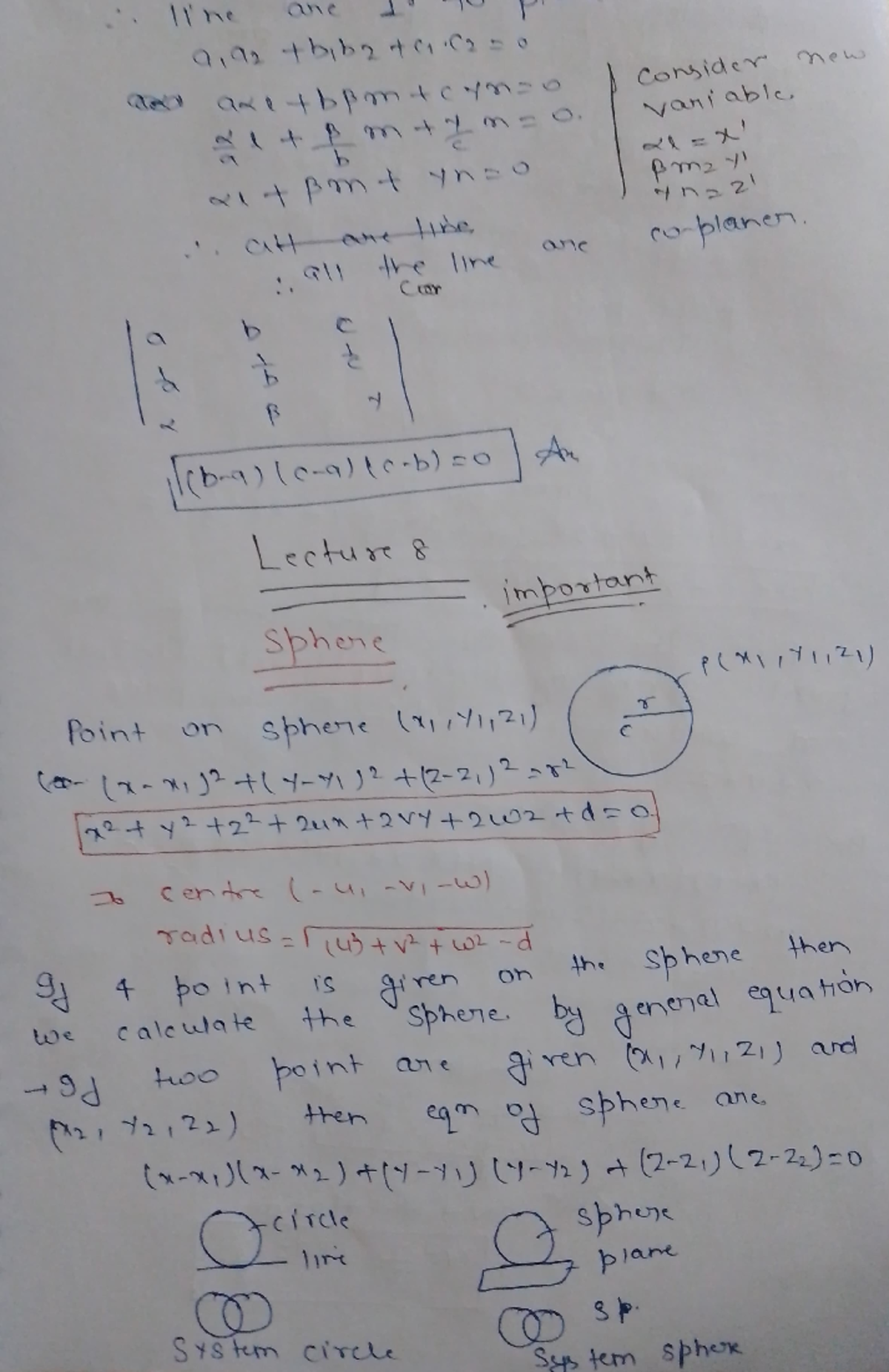 Sphere - Lectures notes - foint l|he we lba)le-te-b) -oA b S 4 þo int ...