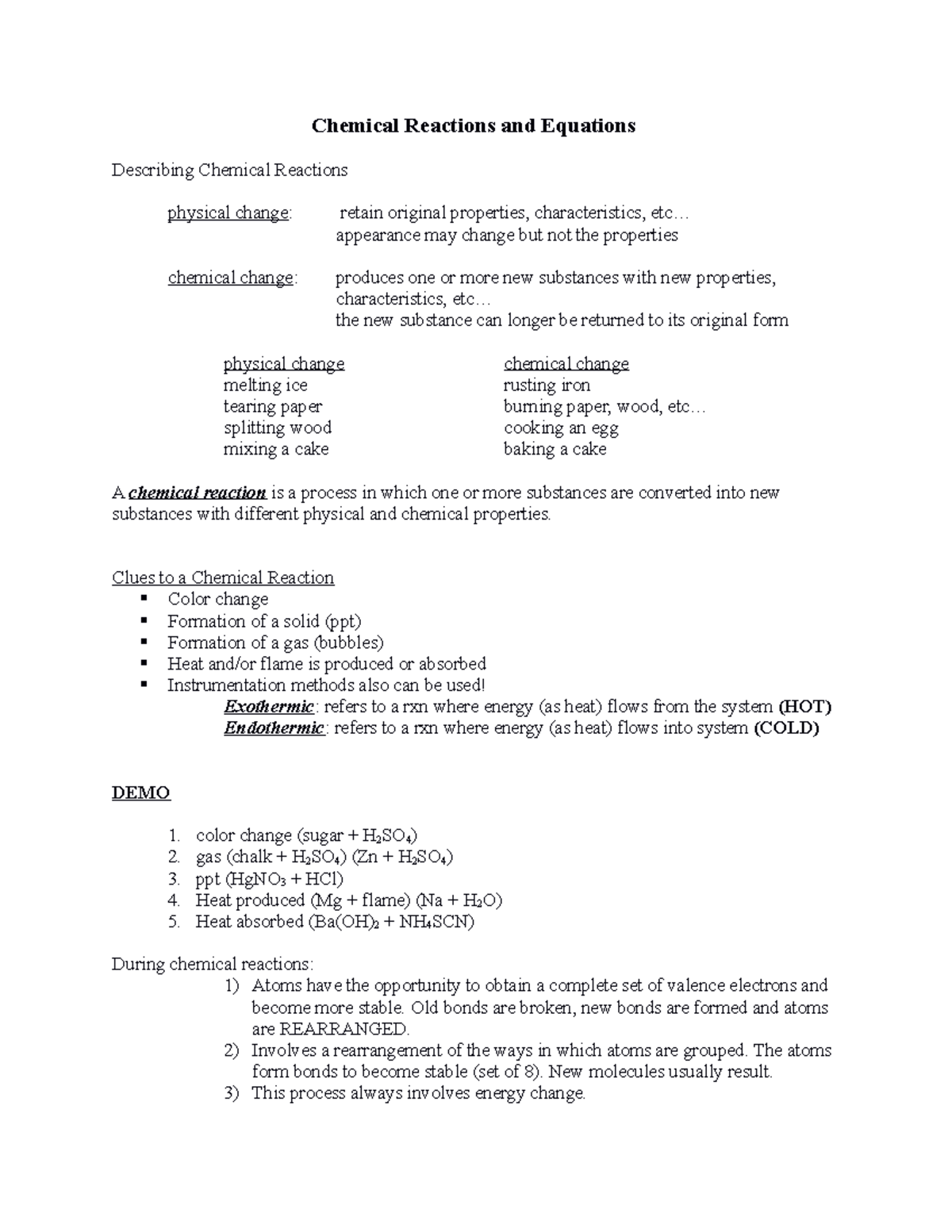 Types Of Chemical Reactions Chemical Reactions And Equations types-of-chemical-reactions-chemical-reactions-and-equations