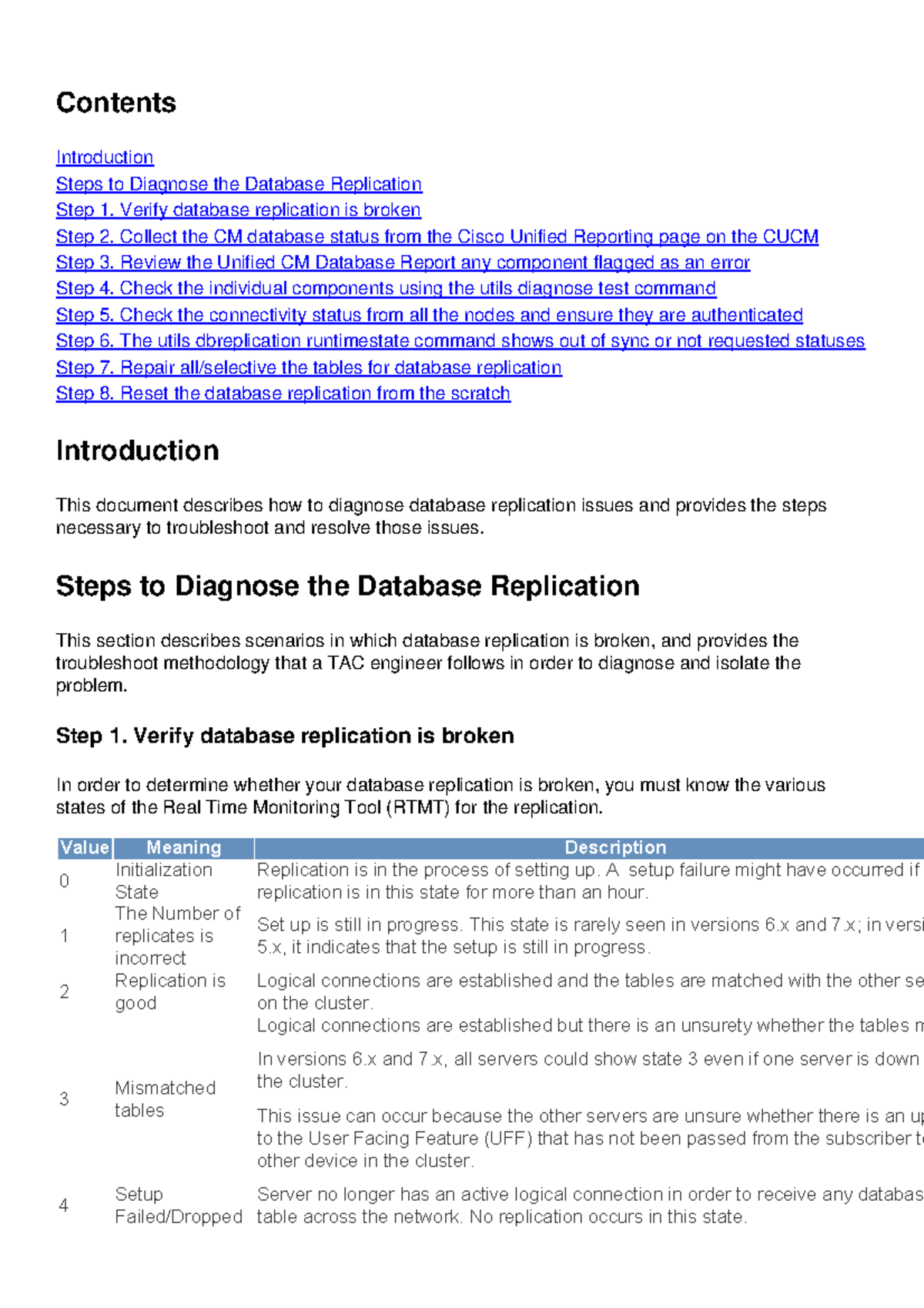 Steps to Diagnose Database Replication Issues - Studocu