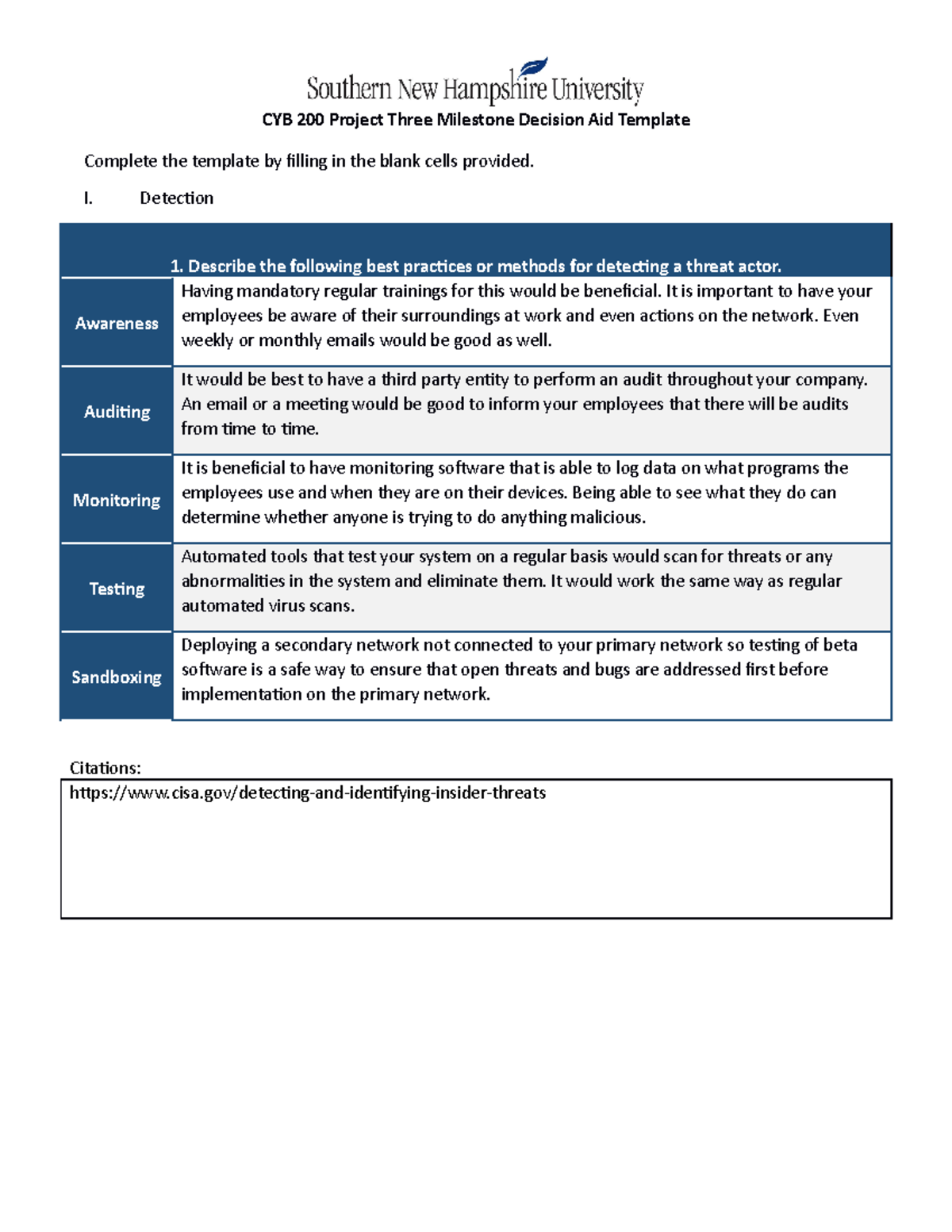 CYB 200 Project Three Milestone Decision Aid Nathan Vang - CYB 200 ...