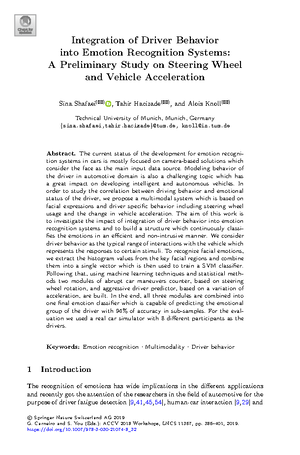 Driver emotion classification system - Computer Communications 194 (2022) 258– Contents lists ...