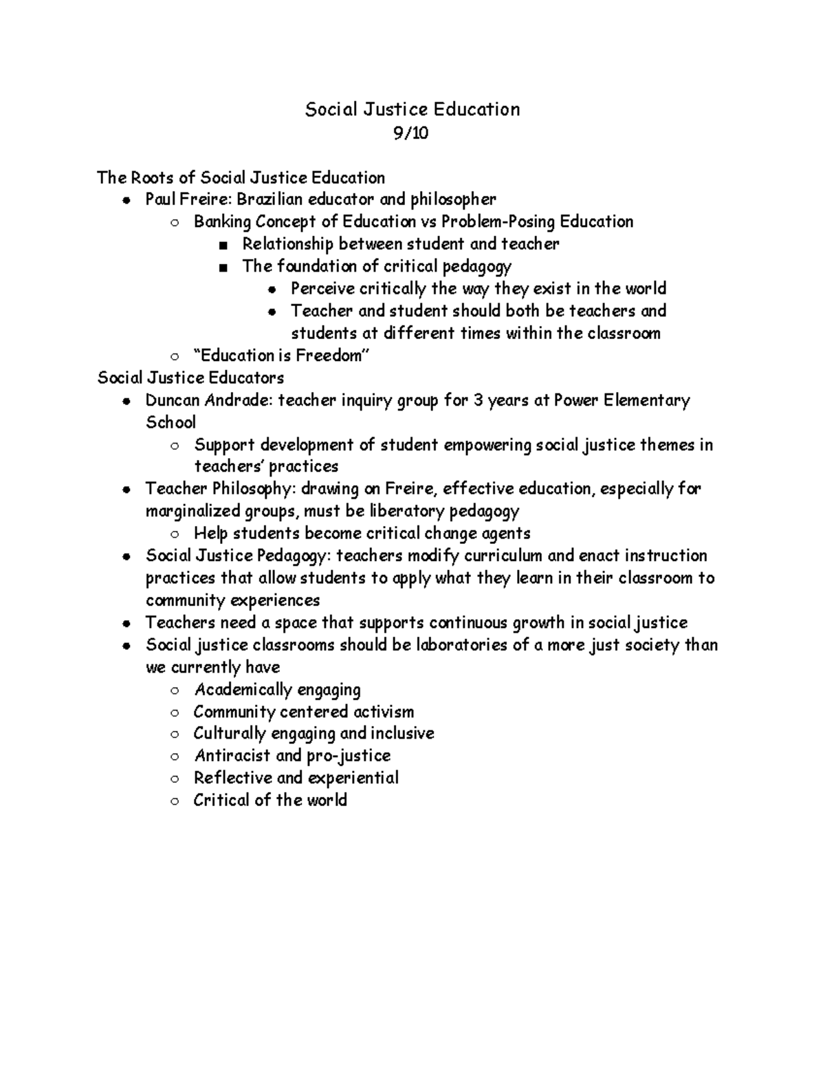 Social Justice Education - Social Justice Education 9/10 The Roots of ...