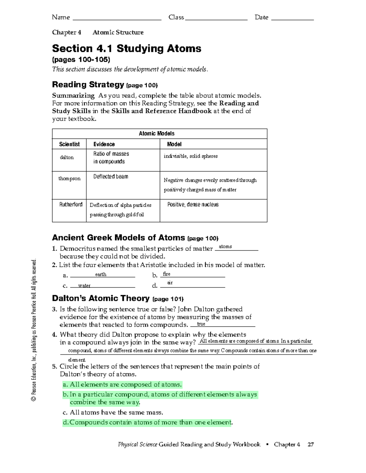 4.1 worksheet k - Name ___________________________ Class ...