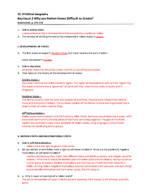 Chapter 11.1 AP Human Geography - Ch. 11 Industry and Energy Key Issue ...