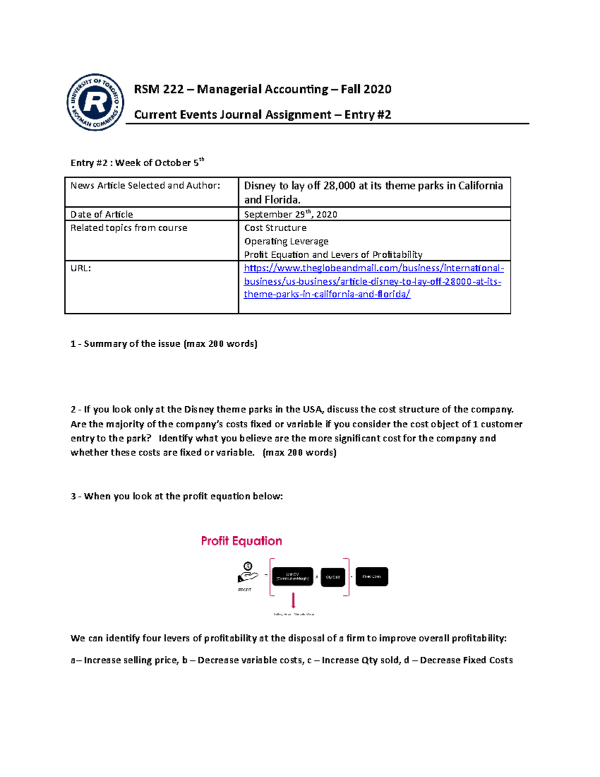Current Event Journal Template - Week of Oct 5th V2 - RSM 222 ...