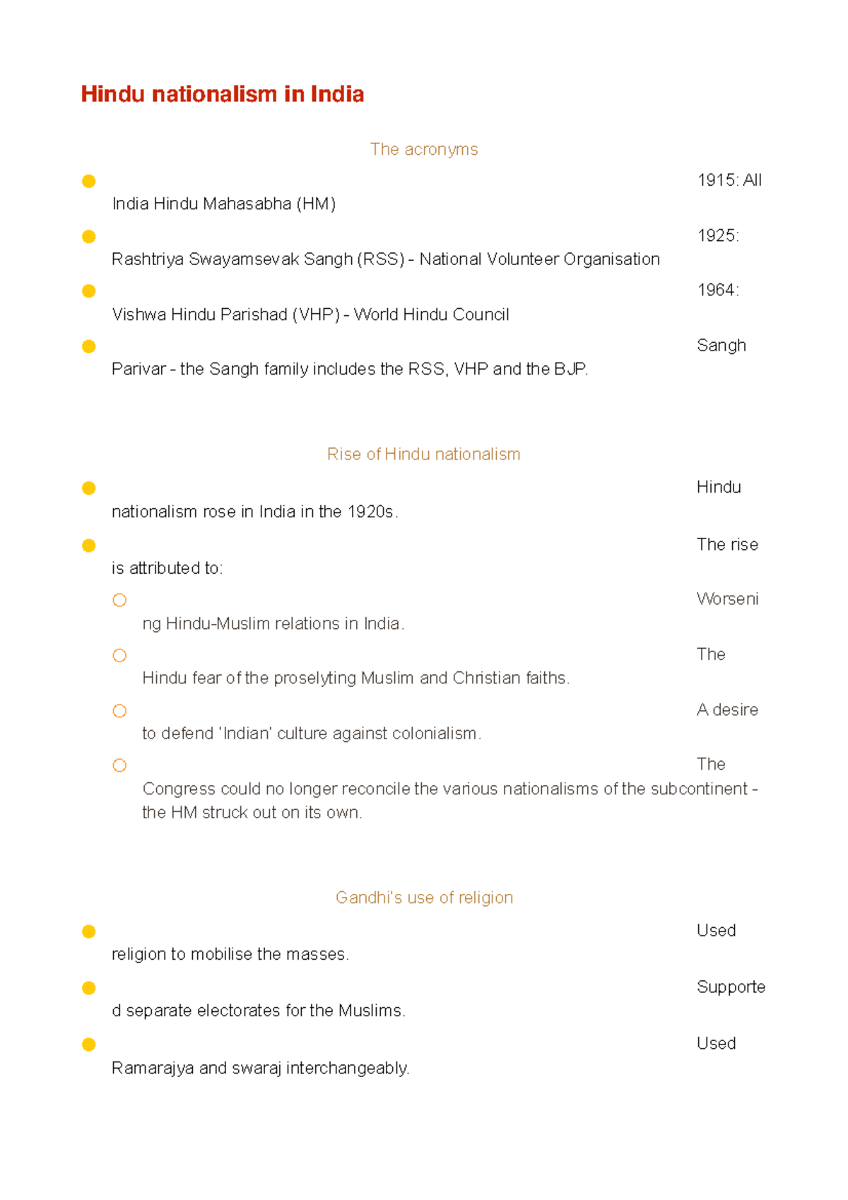 Hindu nationalism in India - Rise of Hindu nationalism Hindu ...