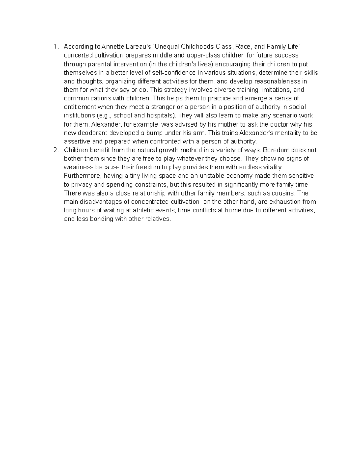 Reading response assignment for sociology 101 - SOC 101 - CCP - Studocu