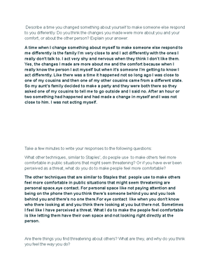 Module 8 Journal Observing to Plan Itsel Hernandez - How could you ...