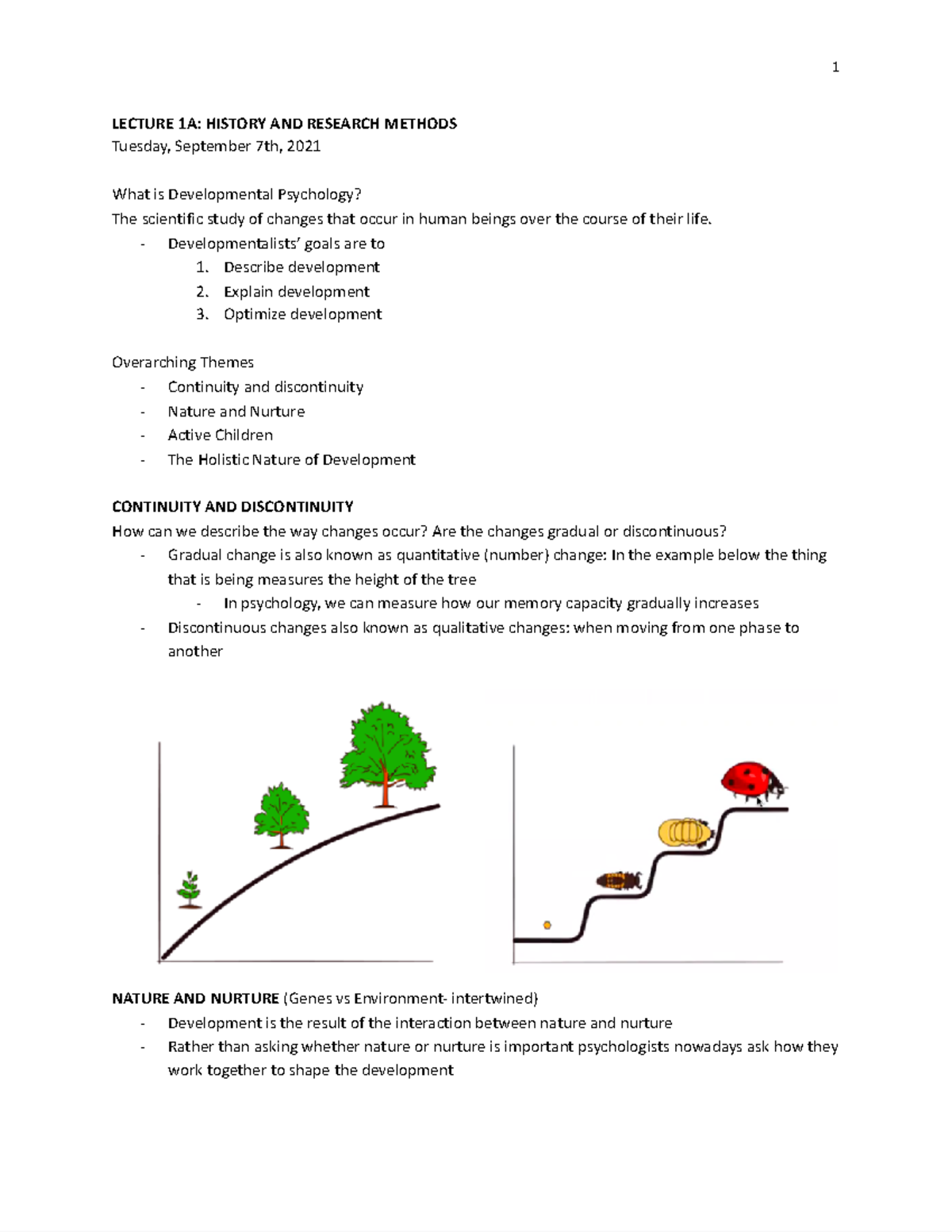 Lecture 1 - History and Research Methods - LECTURE 1A: HISTORY AND RESEARCH METHODS Tuesday ...
