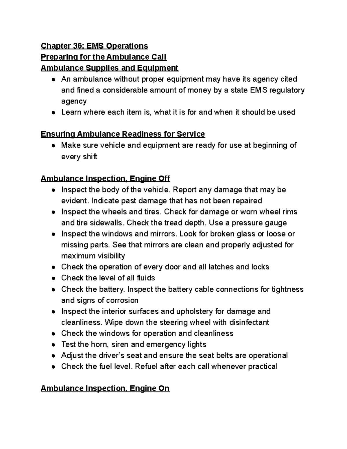 Chapter 36 EMS Operations - Chapter 36: EMS Operations Preparing for ...