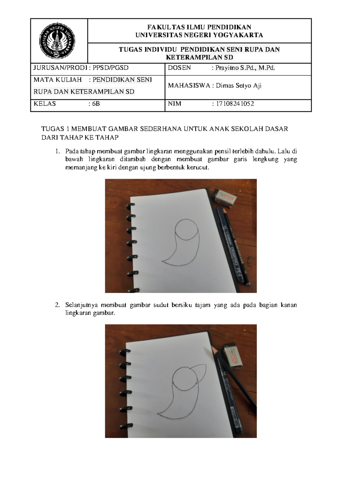 17108241052 Dimas Setyo Aji Seni Rupa 6B - TUGAS 1 MEMBUAT GAMBAR ...
