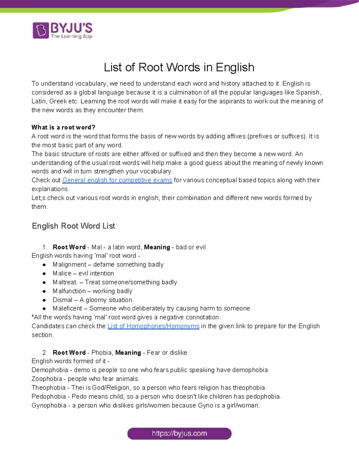 List Of Root Words In Englishb Tujhgpu List Of Root Words In English