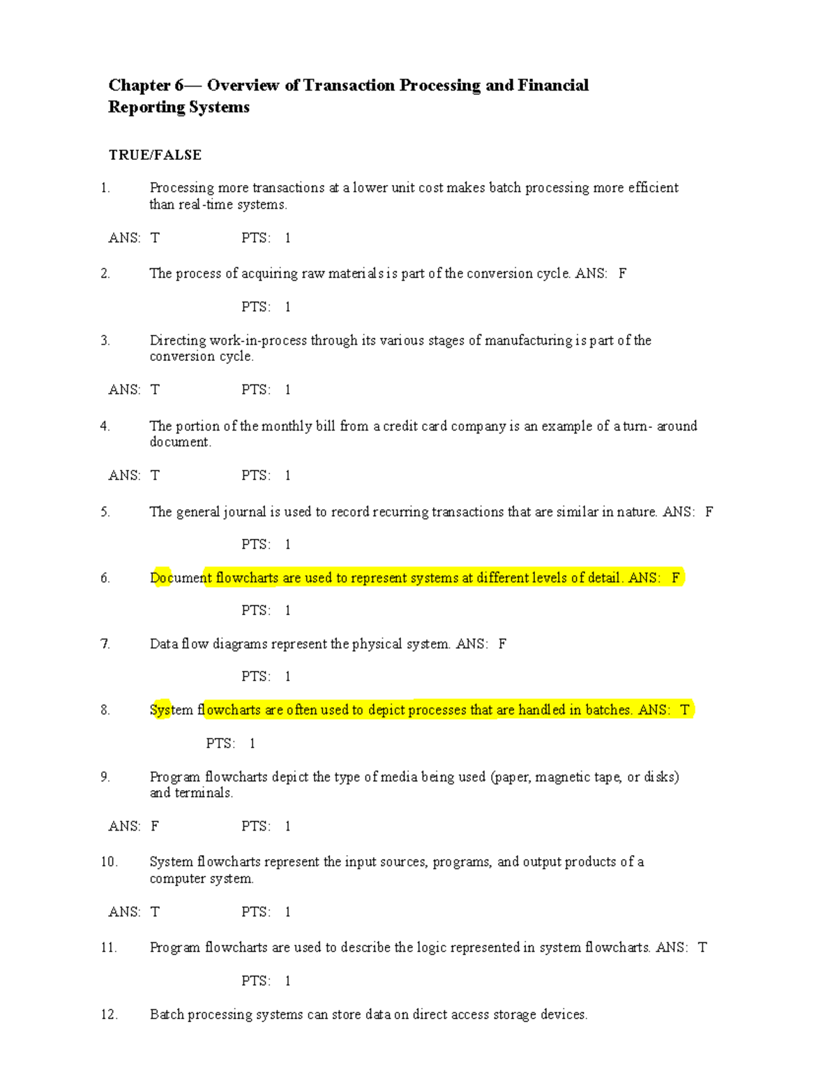 IT Audit Ch 6 intermediate accounting - Chapter 6— Overview of ...