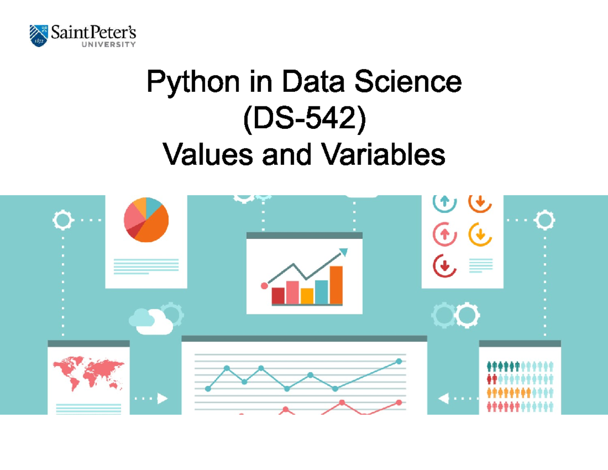 Values and variables - Data Science - CS 398E - Studocu