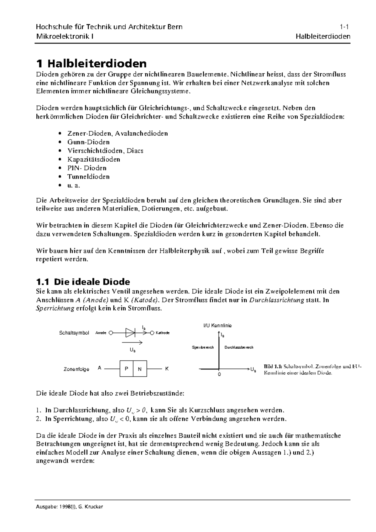 ME Kapitel 1 - Microelektronik - ####### Mikroelektronik I ...