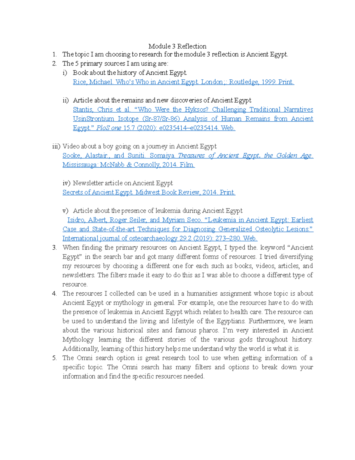 Module 3 reflection - SSJDJ - Module 3 Reflection The topic I am ...