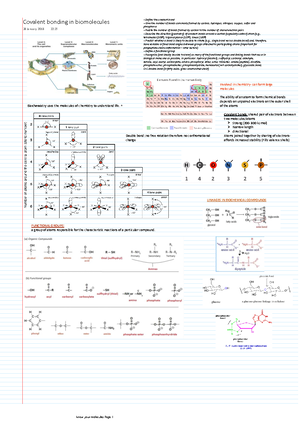 Biochemistry - Biochem - Biochemistry Lecture 1: Elements with Large ...