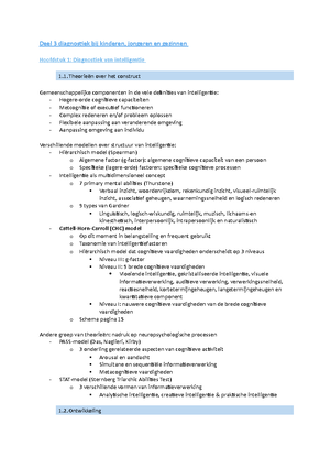 Samenvatting Modellen in diagnostiek en interventies - MODELLEN IN ...