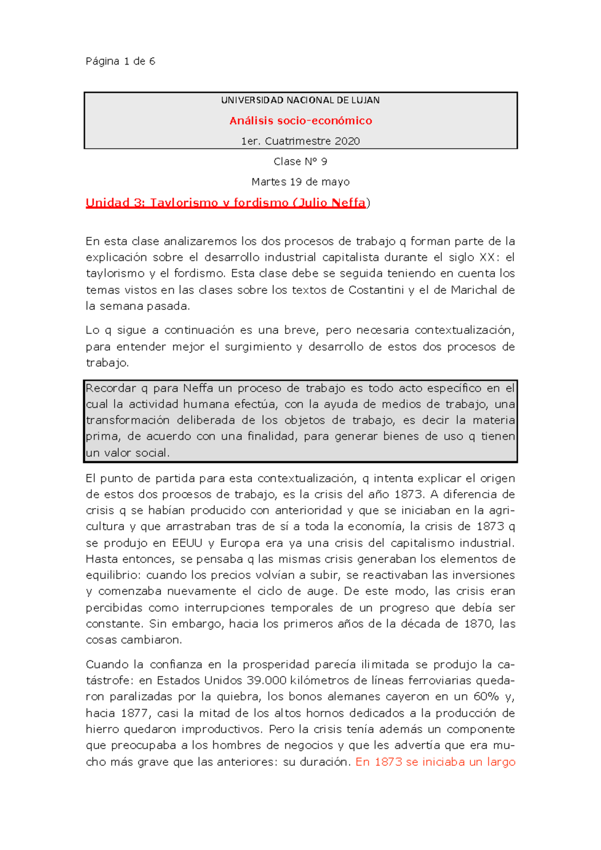 ASE - clase 9 Neffa - Análisis Socioeconómico Neffra - P·gina 1 de 6 ...