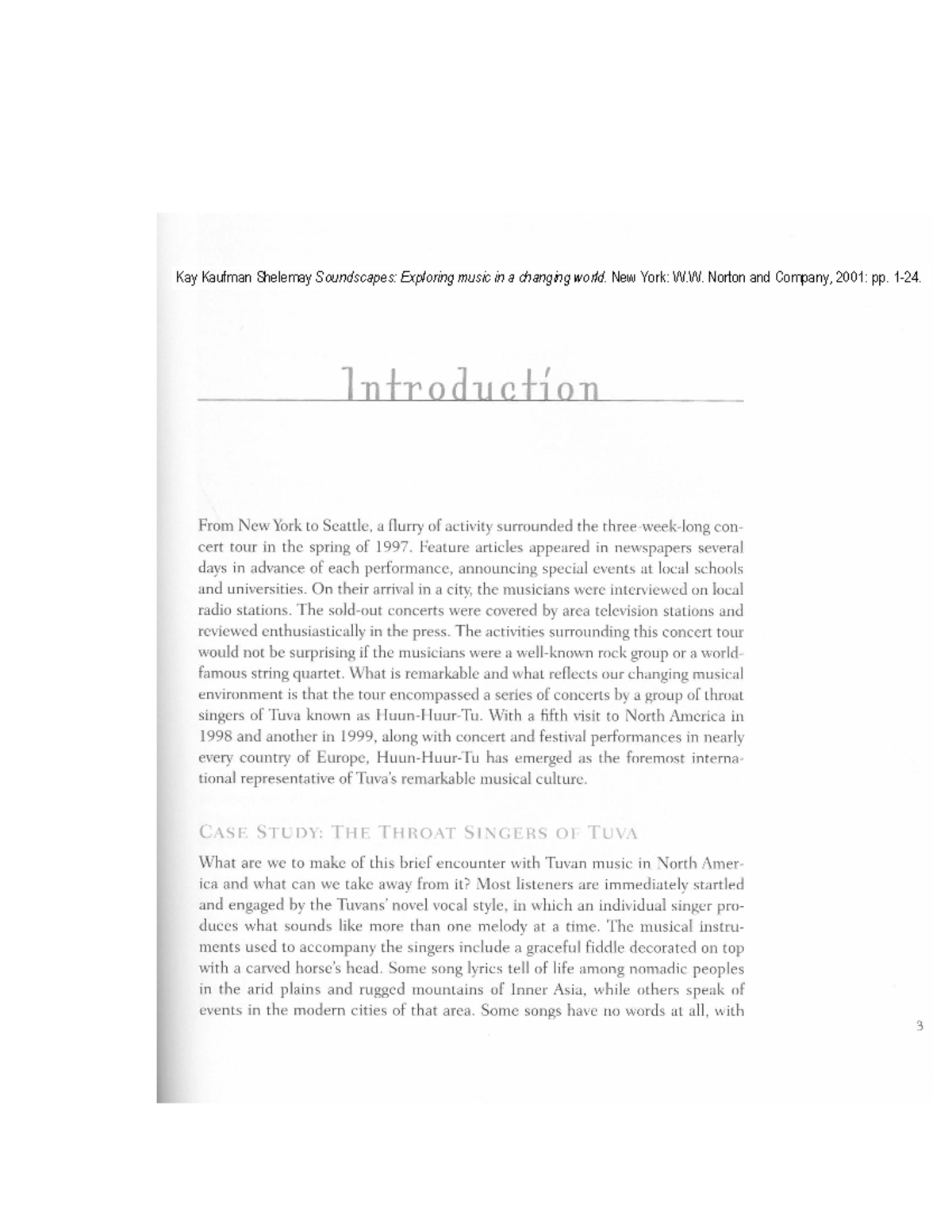 3 Soundscapes by Shelemay - Kay Kaufman Shelemay Soundscapes: Exploring ...