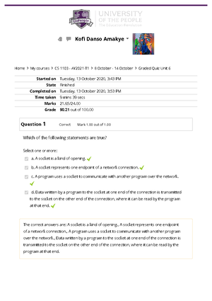 Programming Assignment Unit 1 - package cs1103; import java.util; import java.util; /* time ...