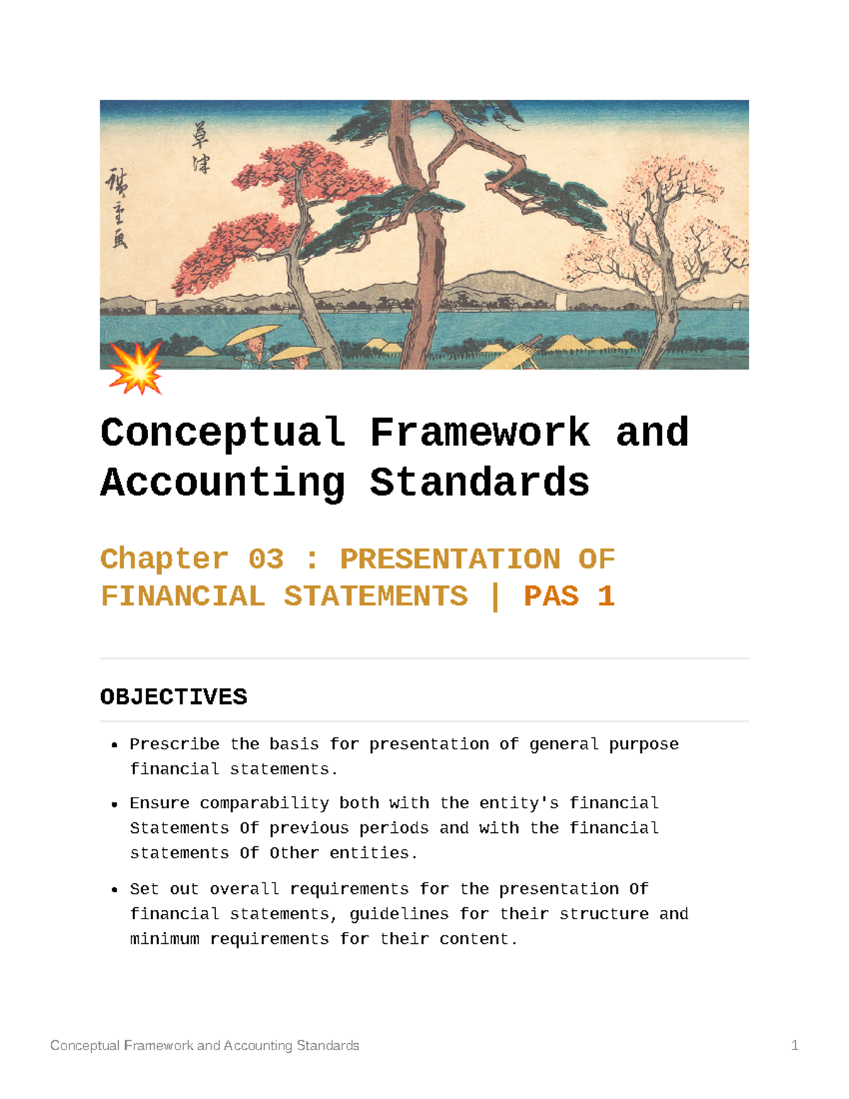 Chapter 3 CFAS Notes Part 3 - Conceptual Framework and Accounting ...