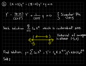 Chapter 5 Power Series - Notes and Main information from Lecture ...