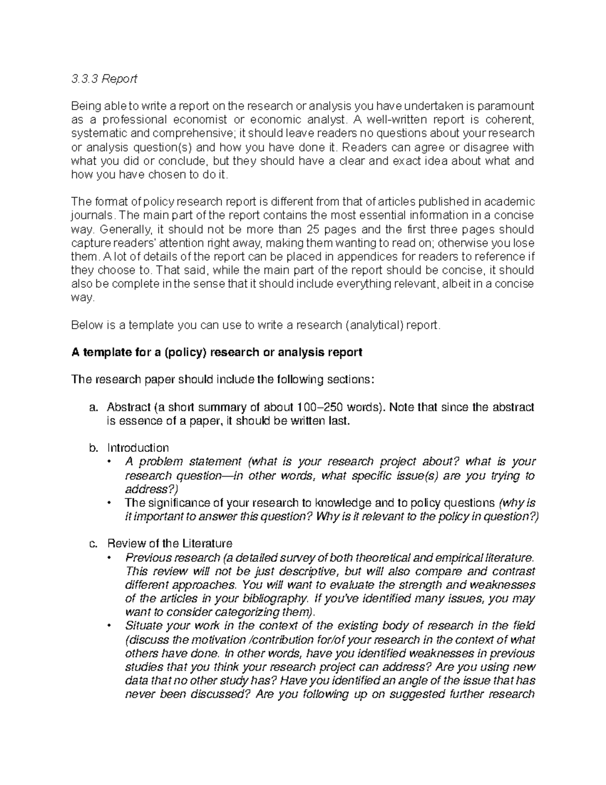 Lecture 4 Notes - ECON 3920 - Professional Practice of Economics ...