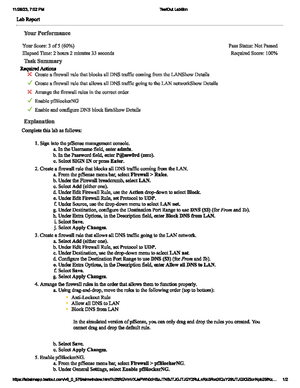 Testout labsim security 7 - Fundamentals of Security Technologies - Studocu