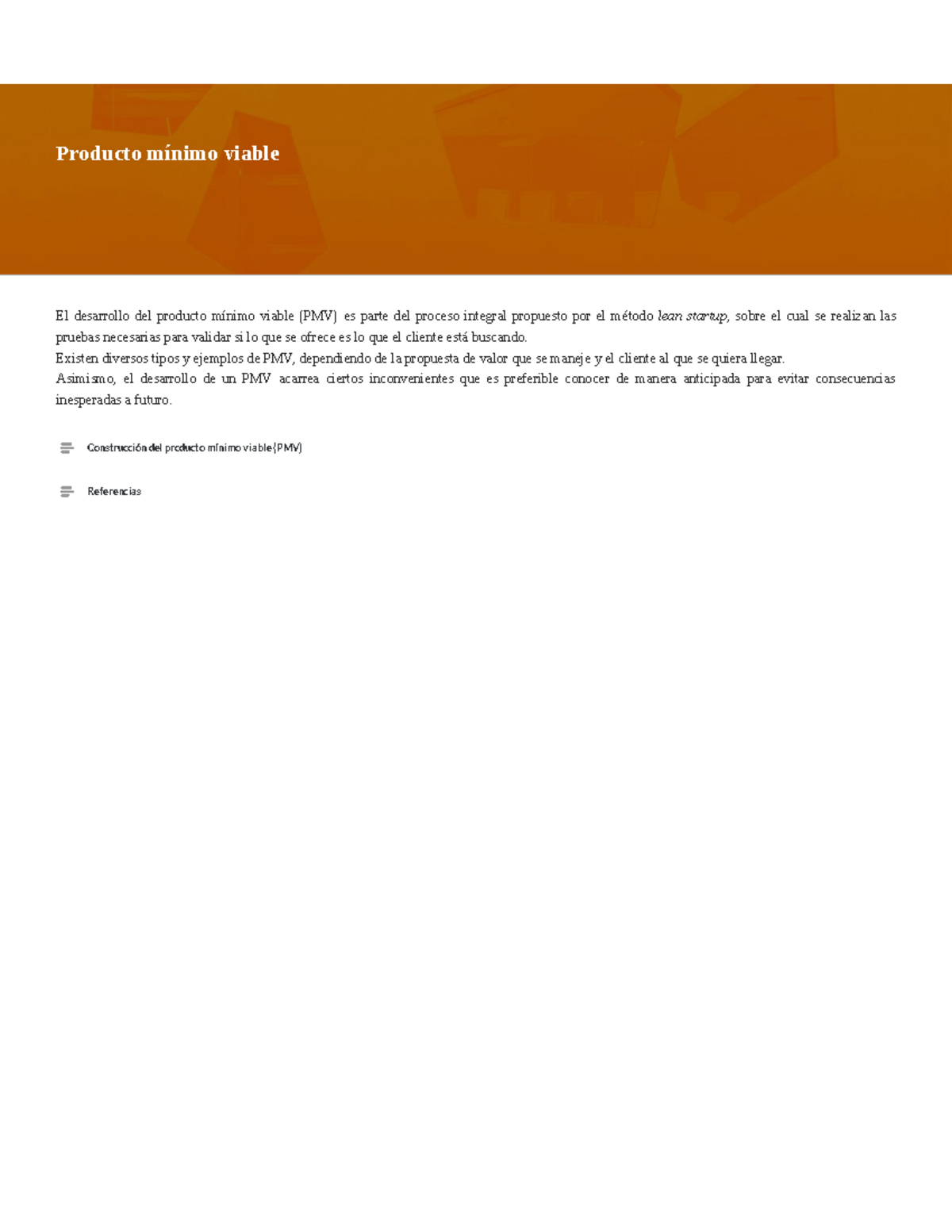 Módulo 3 - Lectura 2 - Descripcion - El desarrollo del producto mínimo ...