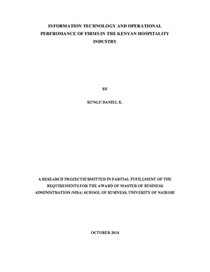 FOOD Production Notes 2 - 7.1 FOOD AND BEVERAGE PRODUCTION 7.1 ...