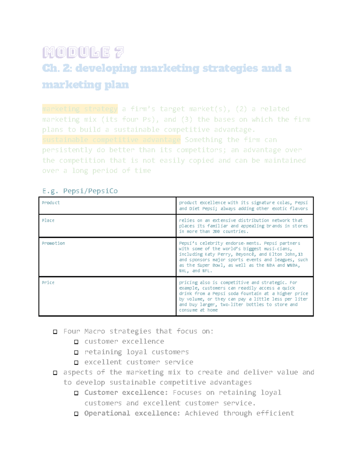 MARK Exam 3 - Mod 6-7: Ch. 2, 6, 18, 19 - Module 7 Ch. 2: developing ...