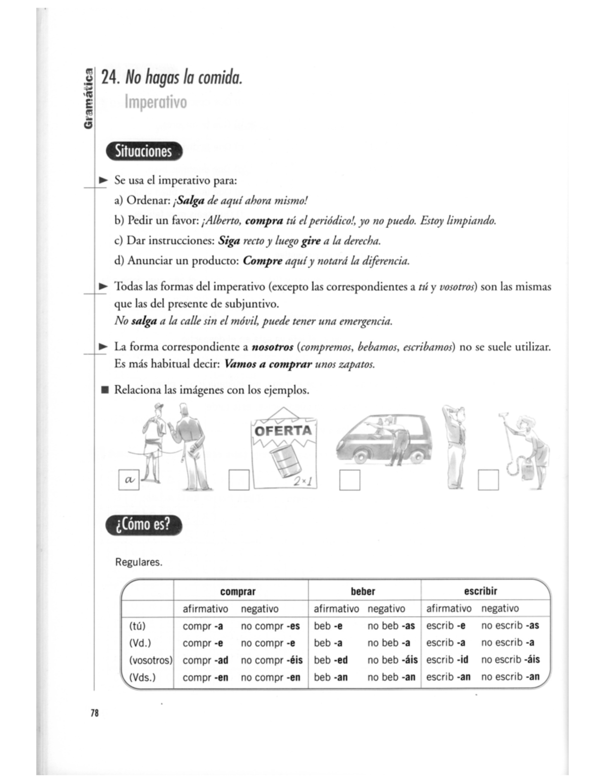 Practicar El Imperativo - Worksheet Spanish A2 - U63510 - Studocu