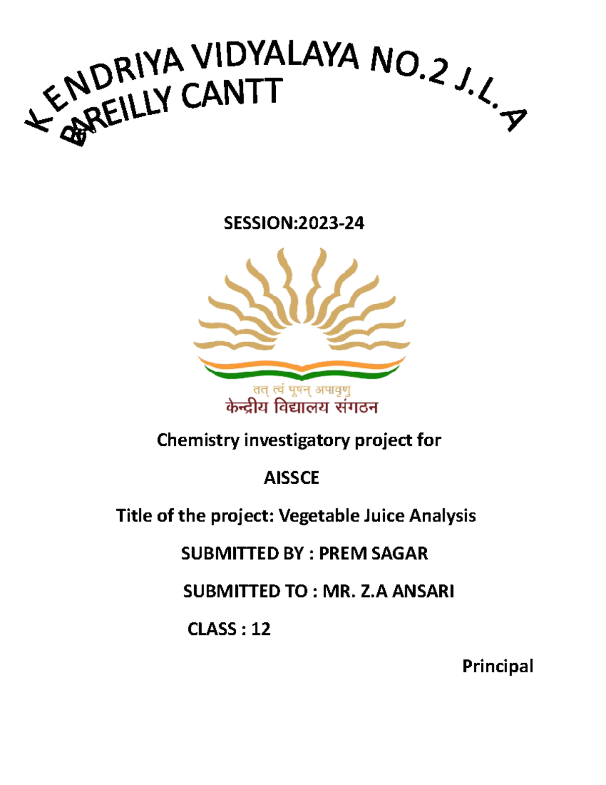 Chemistry Rroject - SESSION:2023- Chemistry investigatory project for ...