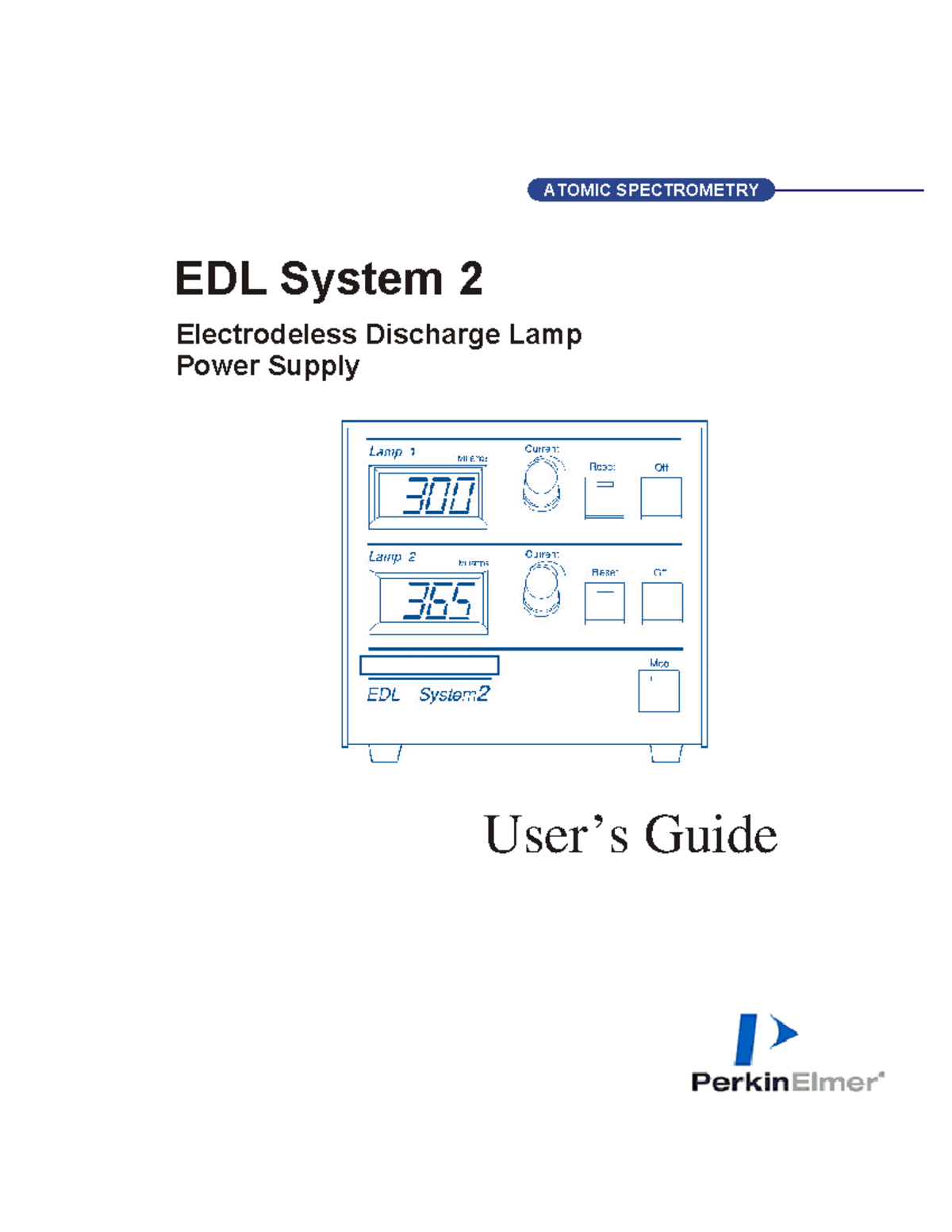 09938733 E EDL System 2 Electrodeless Discharge Lamp Power Supply Users ...