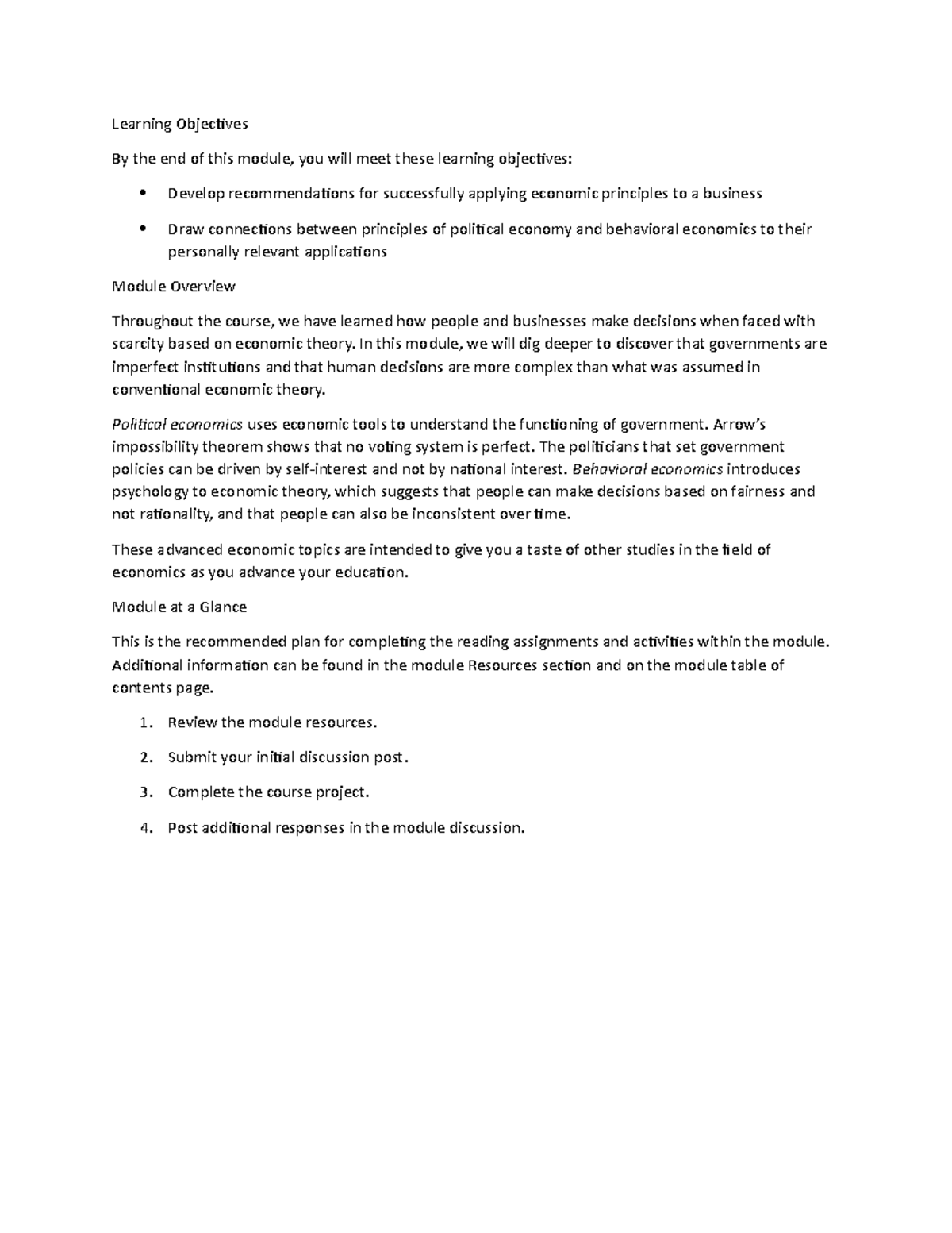 Module 8 - Learning Objectives By the end of this module, you will meet ...