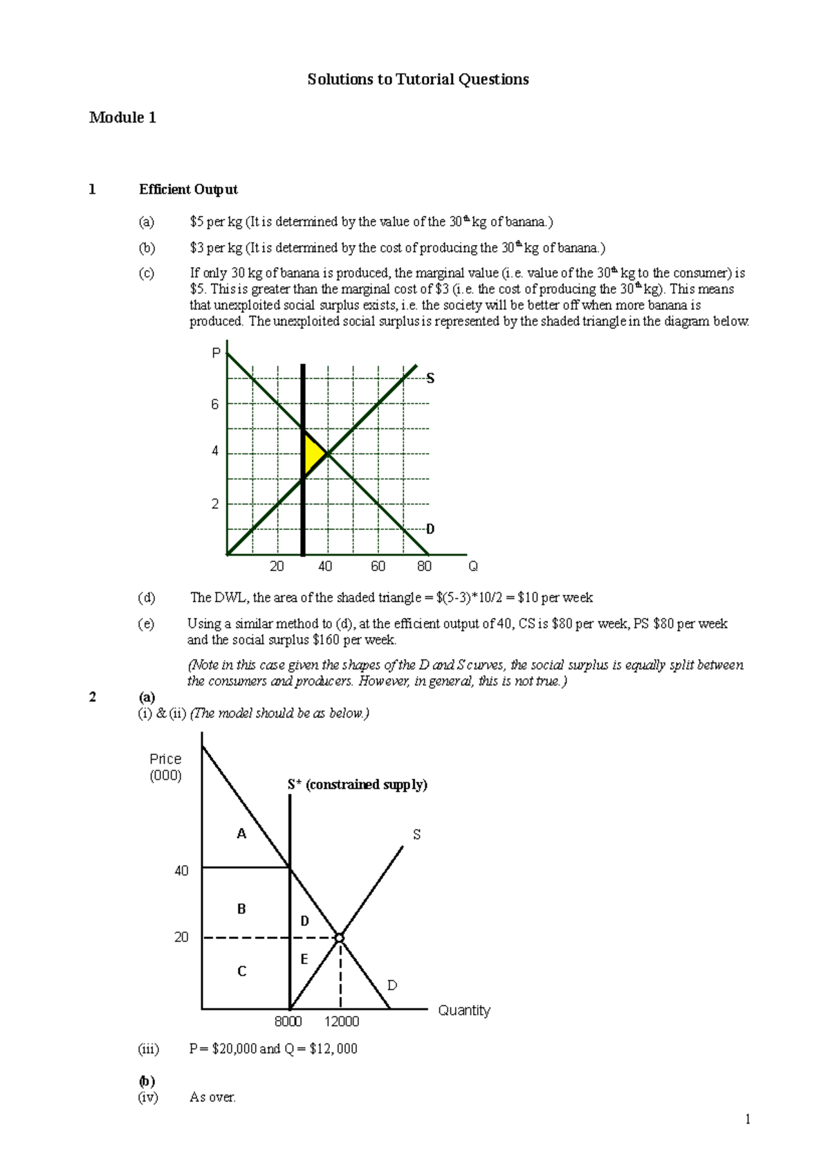 Module 1 Solution 123456789this is the tutorial practices - Solutions ...
